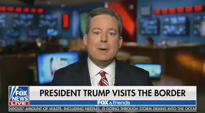 Fox News correspondent Ed Henry lied about the border wall, and Trump’s ...