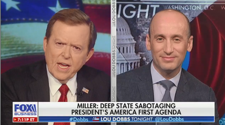 Lou Dobbs and Stephen Miller claim the Ukraine whistleblower is a deep ...