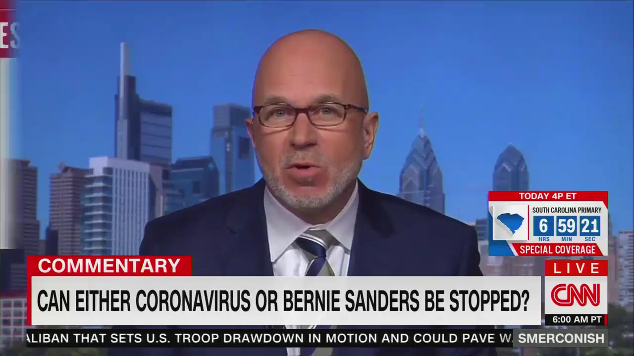 CNN’s Michael Smerconish: “Can either coronavirus or Bernie Sanders be ...