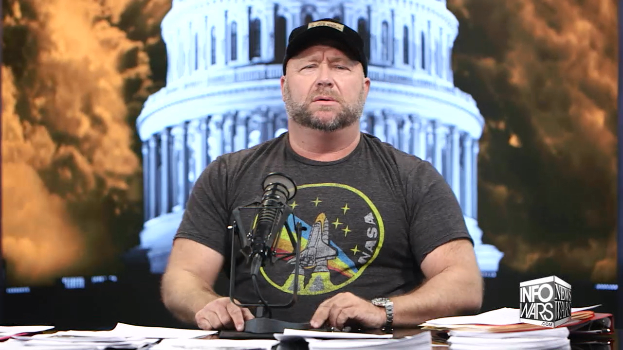 Alex Jones is telling his viewers that the toothpaste he sells kills ...