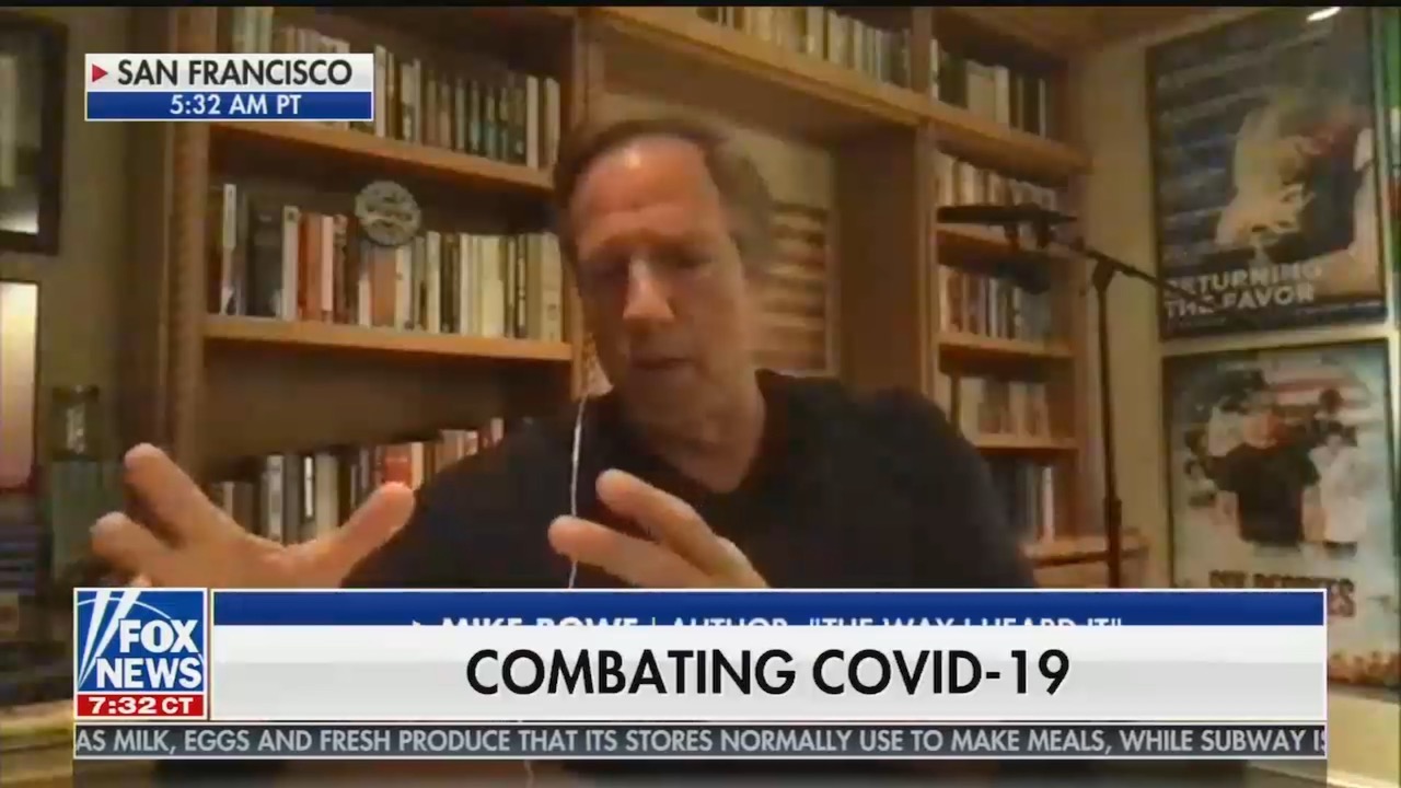 Fox News guest Mike Rowe praises Bill Bennett’s coronavirus denialism ...