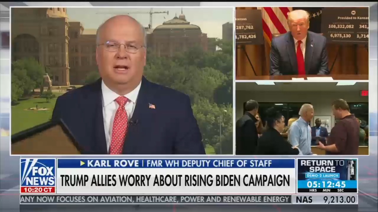 Karl Rove continues Fox News “analysis” of election campaign — without ...