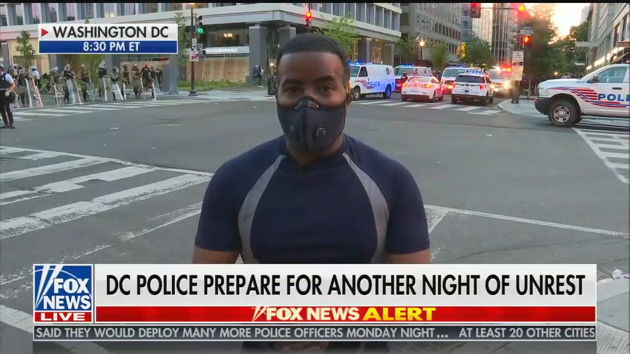 Fox reporter says tear-gassed peaceful protesters were “ushered” out of ...