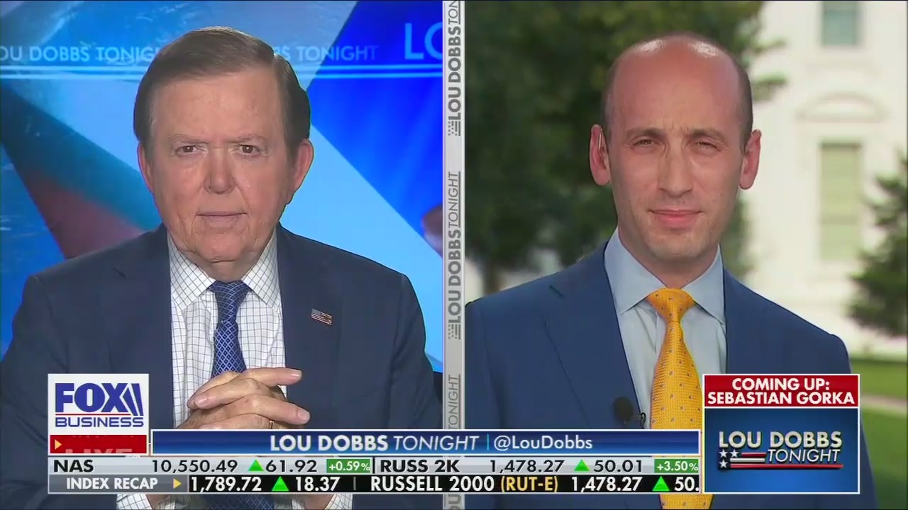 Lou Dobbs and Stephen Miller celebrate their nativist extremism | Media ...