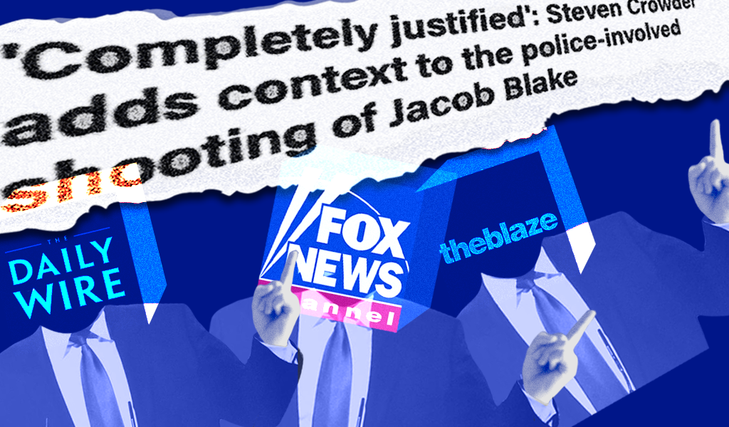 Right-wing media seek to justify shooting of Jacob Blake by smearing ...