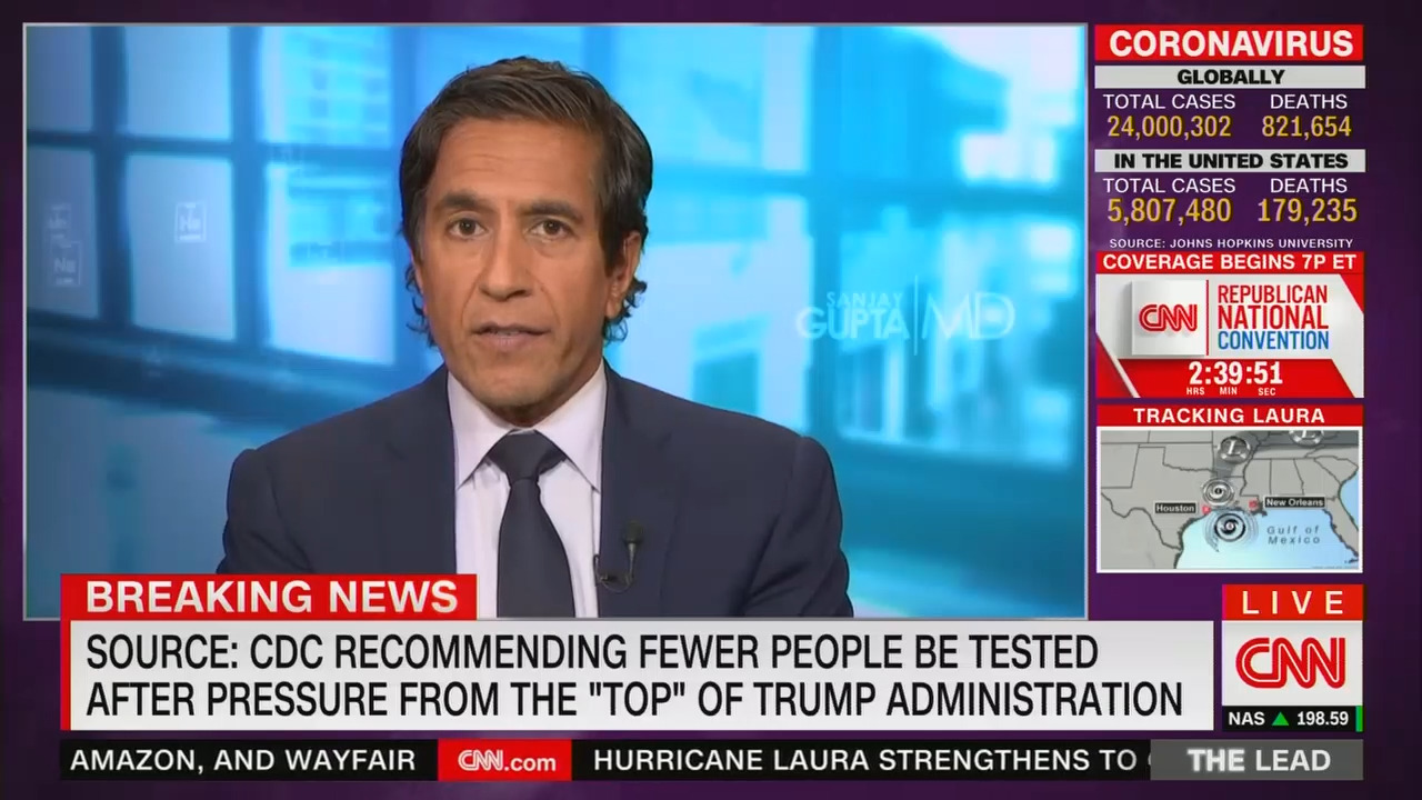 CNN's Sanjay Gupta reports Anthony Fauci was under general anesthesia ...