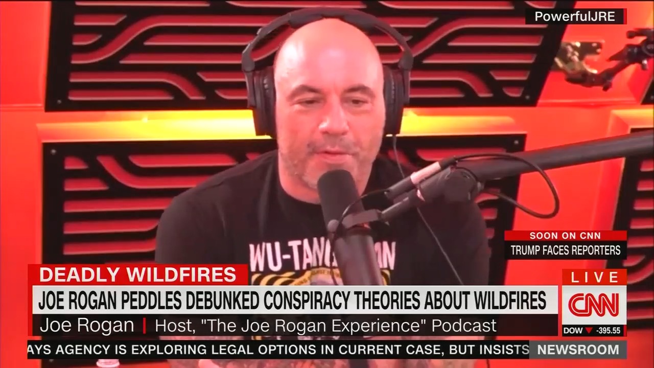 CNN highlights Joe Rogan's peddling of debunked conspiracy theories ...