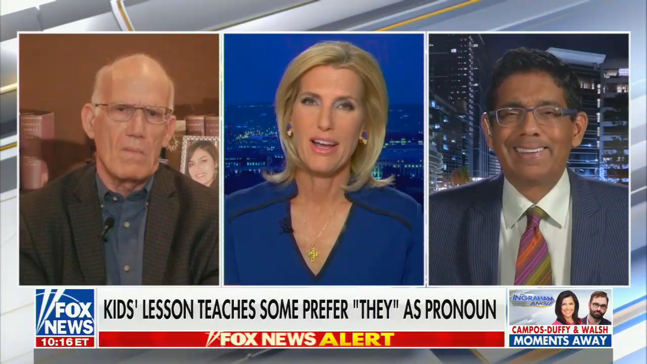 Laura Ingraham: "The goal" of teaching children about they/them ...