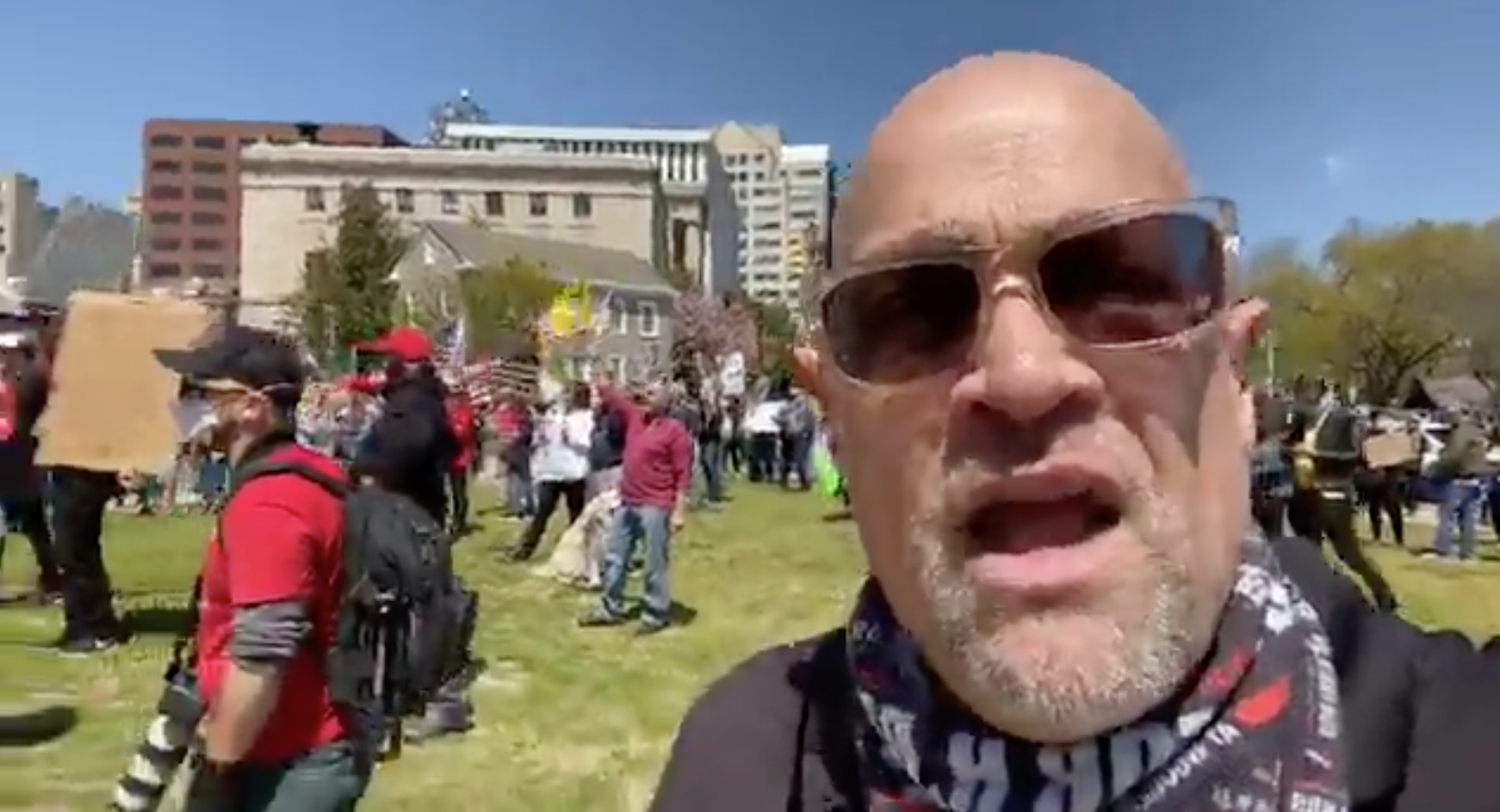 NRA board member encouraged people to attend protest against social ...