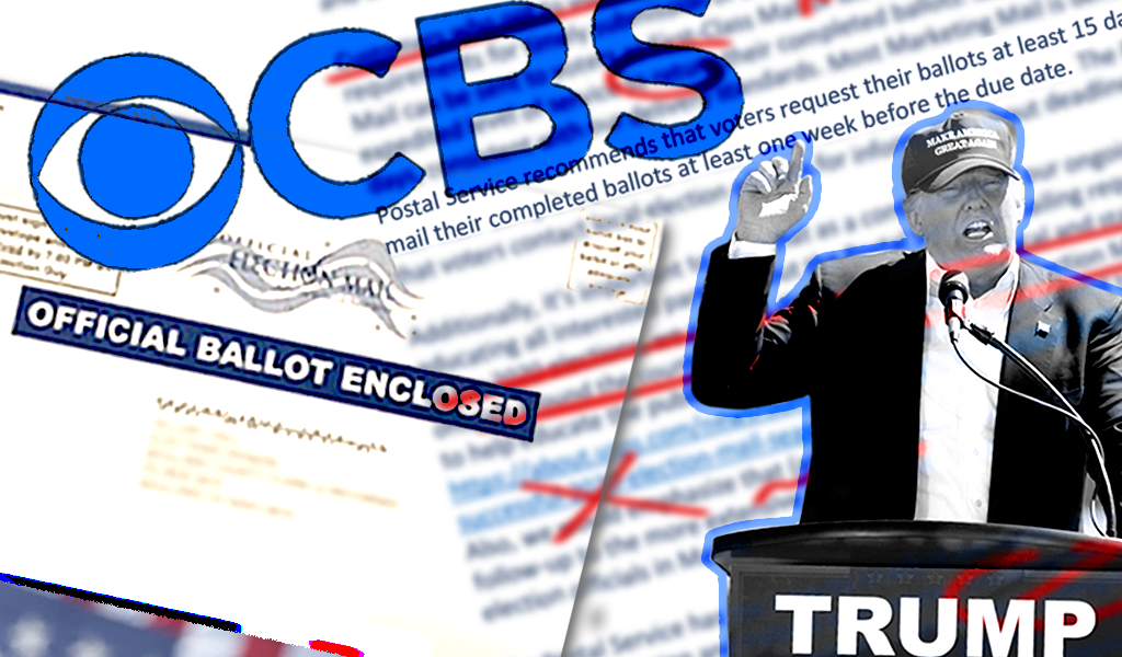 A CBS report on mail-in voting was missing key details, making it an ...