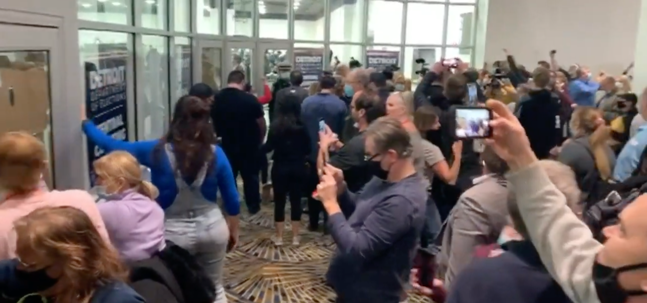 Like the "Brooks Brothers riot" in Florida in 2000, once again there ...