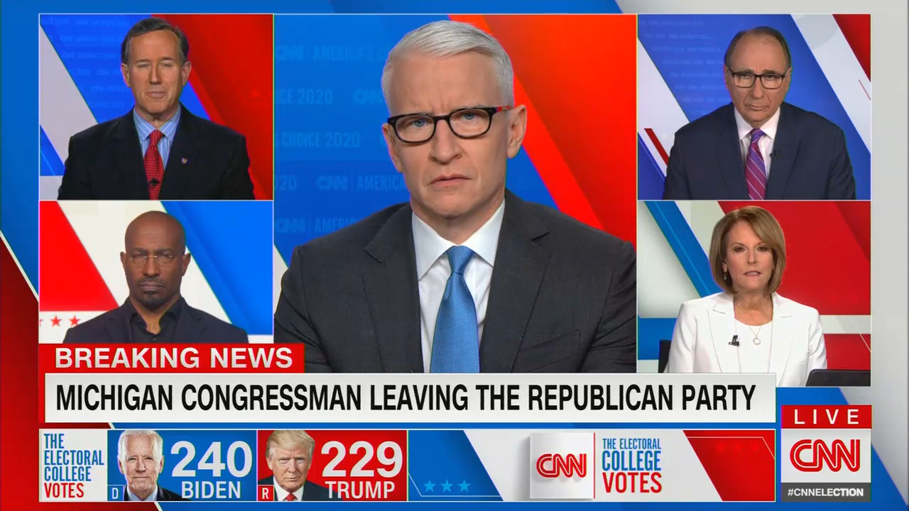 CNN's Rick Santorum: "I don't see any Republican blocking ... democracy ...