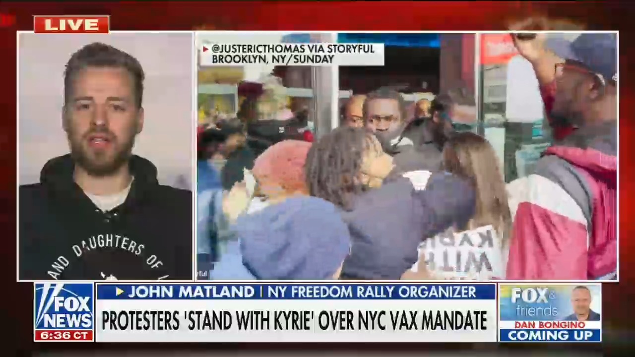 Fox News host praises organizer of anti-vaccine protest that stormed ...