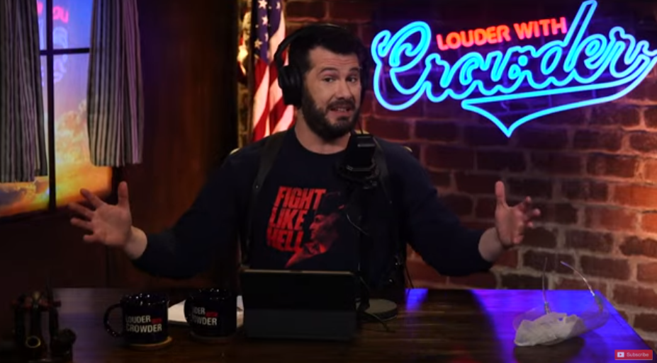 On YouTube, Steven Crowder says "You could argue that omicron is ...
