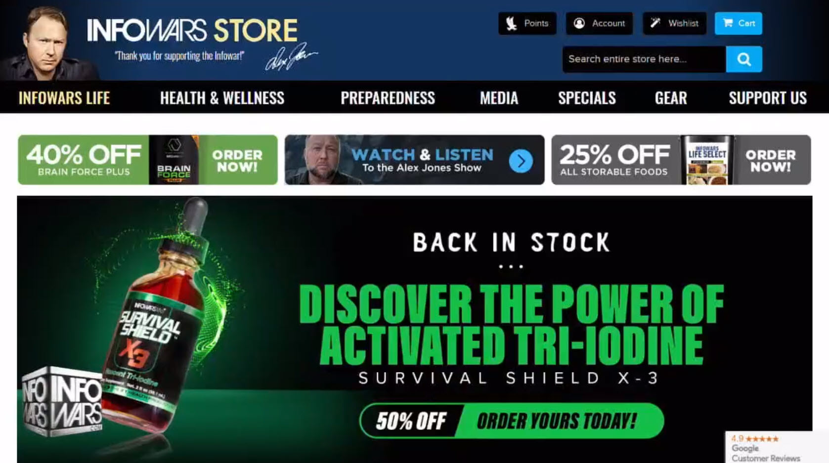 Roger Stone pitches nutritional supplement from Alex Jones' Infowars ...