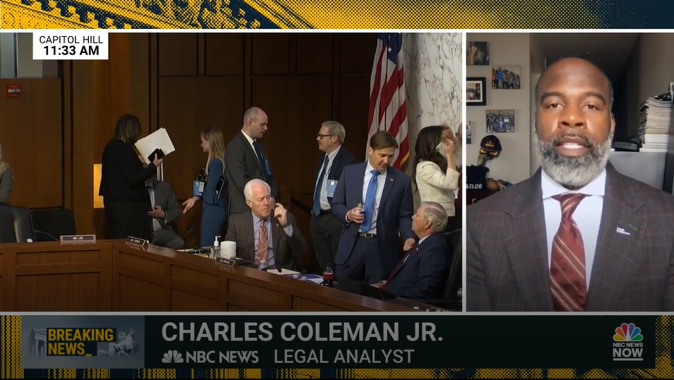 On NBC News, Charles Coleman Jr. calls out Republicans' sexist and ...