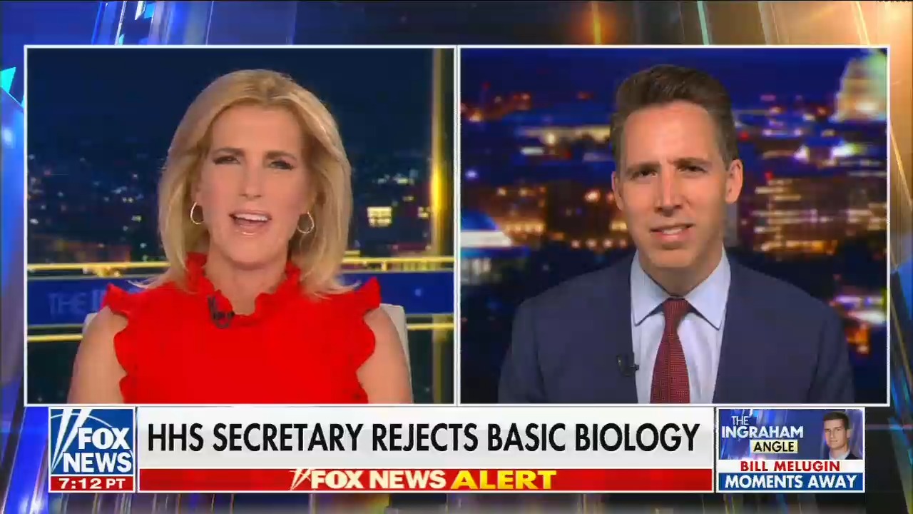 Laura Ingraham accused the HHS secretary of "supporting child abuse ...