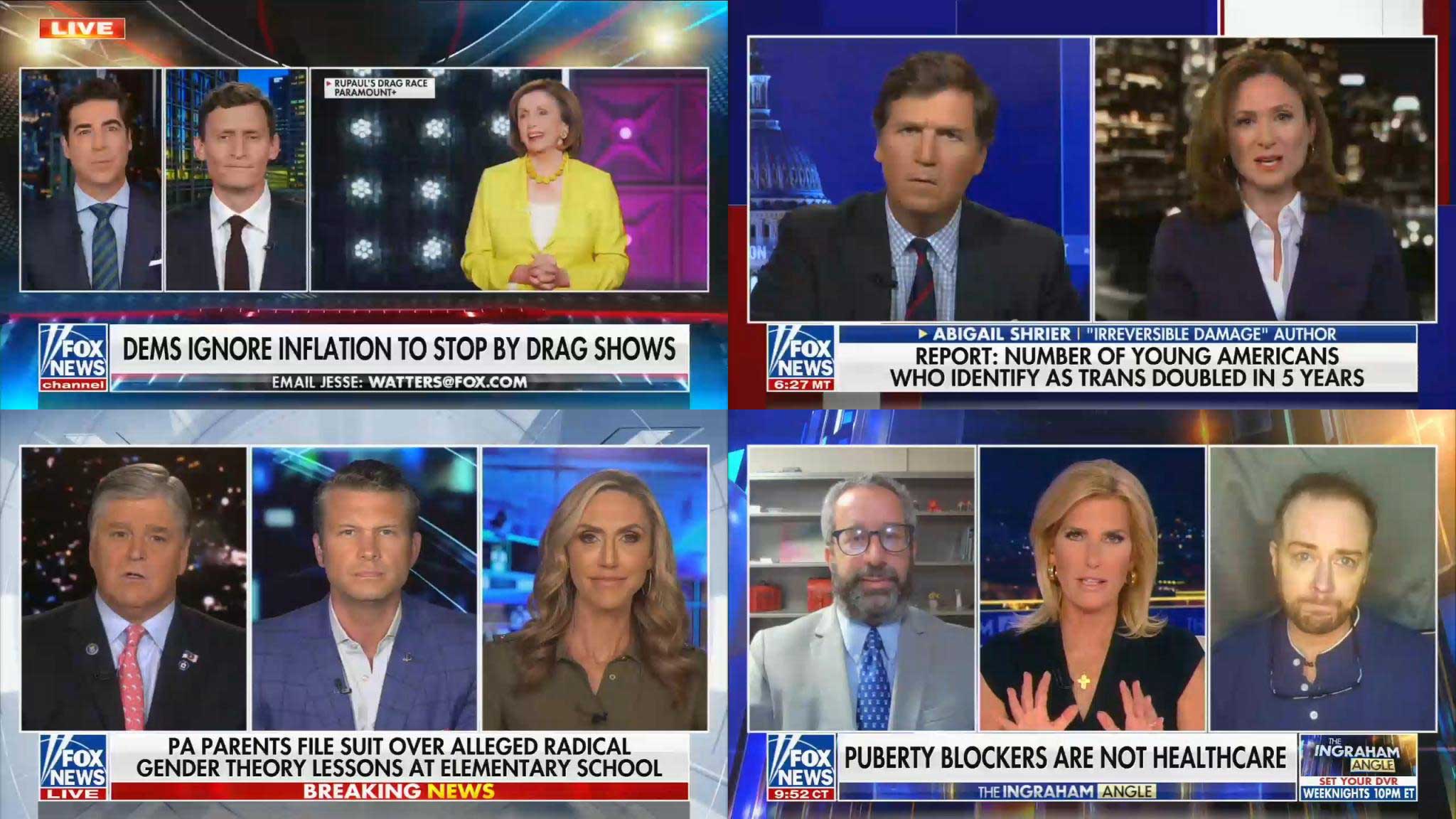 Fox spent more time attacking trans people and drag queens than it did ...