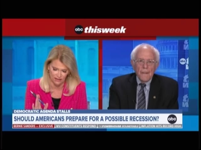 ABC’s Martha Raddatz plays devil’s advocate for Sen. Joe Manchin in an interview with Sen ...