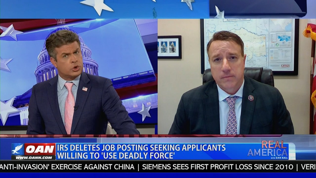 OAN host Dan Ball says "There is a war going on right now" between ...