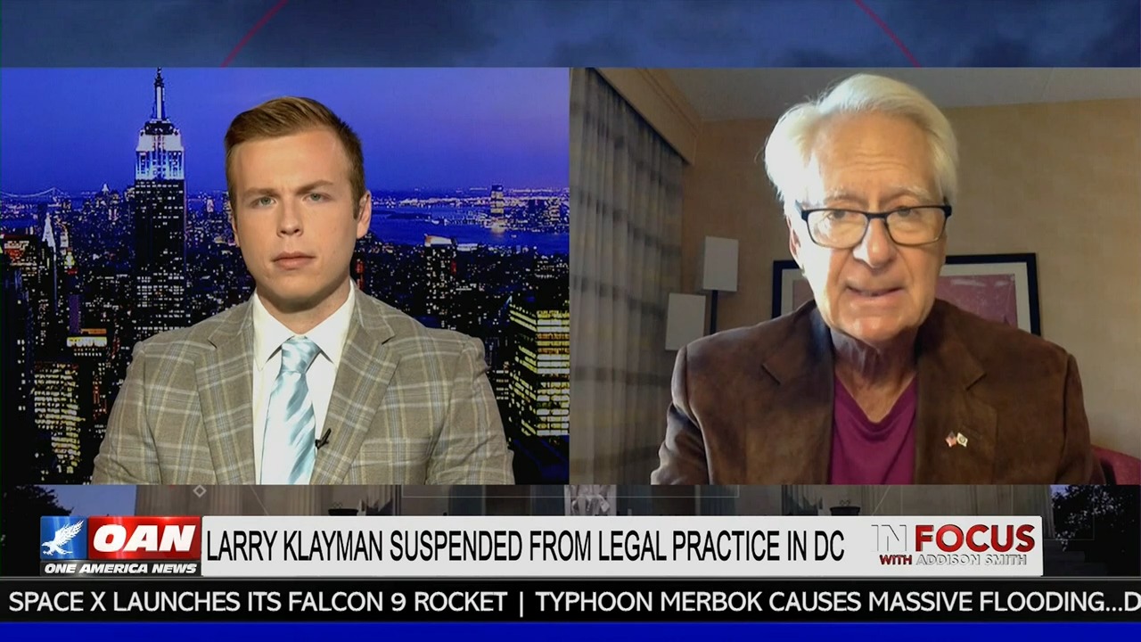 OAN guest Larry Klayman: "The country needs to understand that we are ...