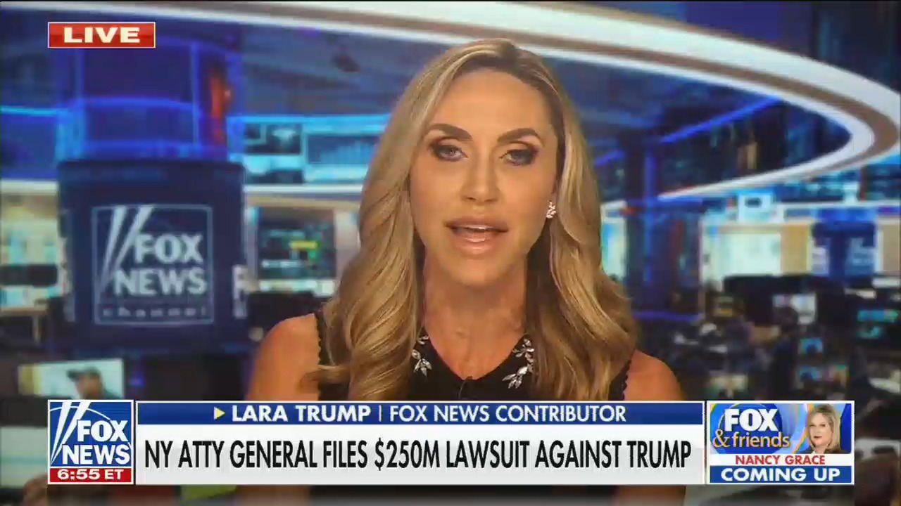 Fox contributor Lara Trump: "Bloodthirsty" NY AG Letitia James caused ...