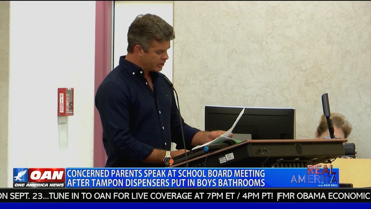 Dan Ball turned his local school board meeting into a stunt for OAN ...