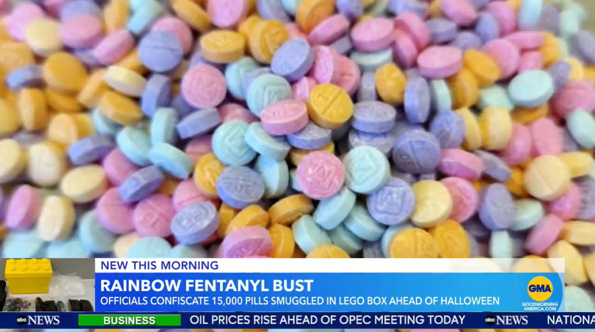 Good Morning America fearmongers about rainbow fentanyl ahead of ...