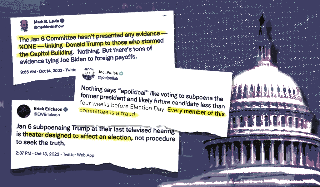 Right-wing media cry foul against the House January 6 committee over ...