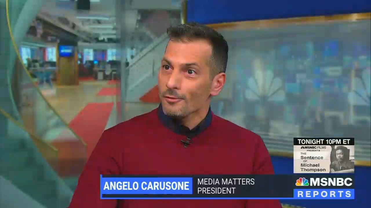 On MSNBC, Angelo Carusone describes how the GOP is now organizing power ...