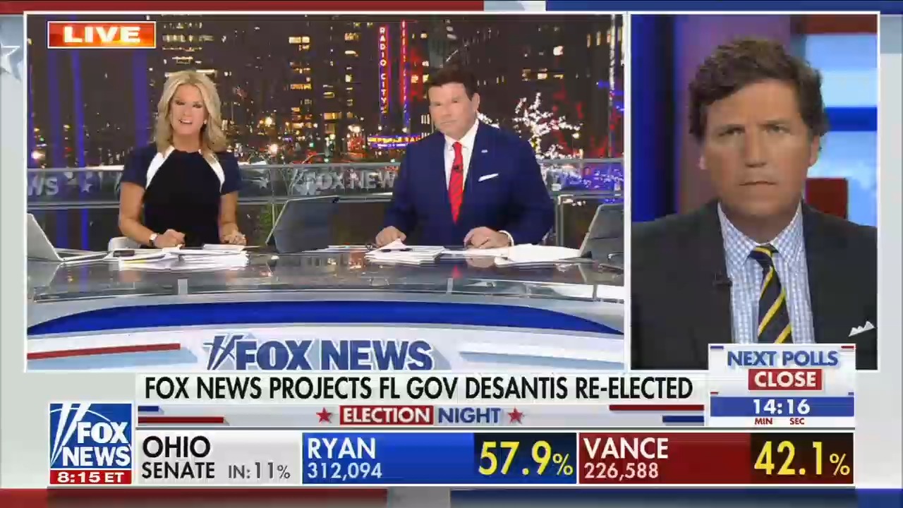 Fox News host Tucker Carlson suggests the use of Dominion voting ...