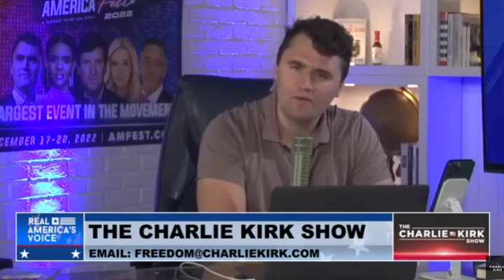 Charlie Kirk: "The MAGA movement is committing suicide in front of our ...