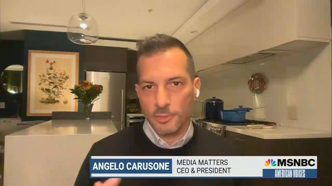 Angelo Carusone on MSNBC: "The greatest threat for extremism going ...