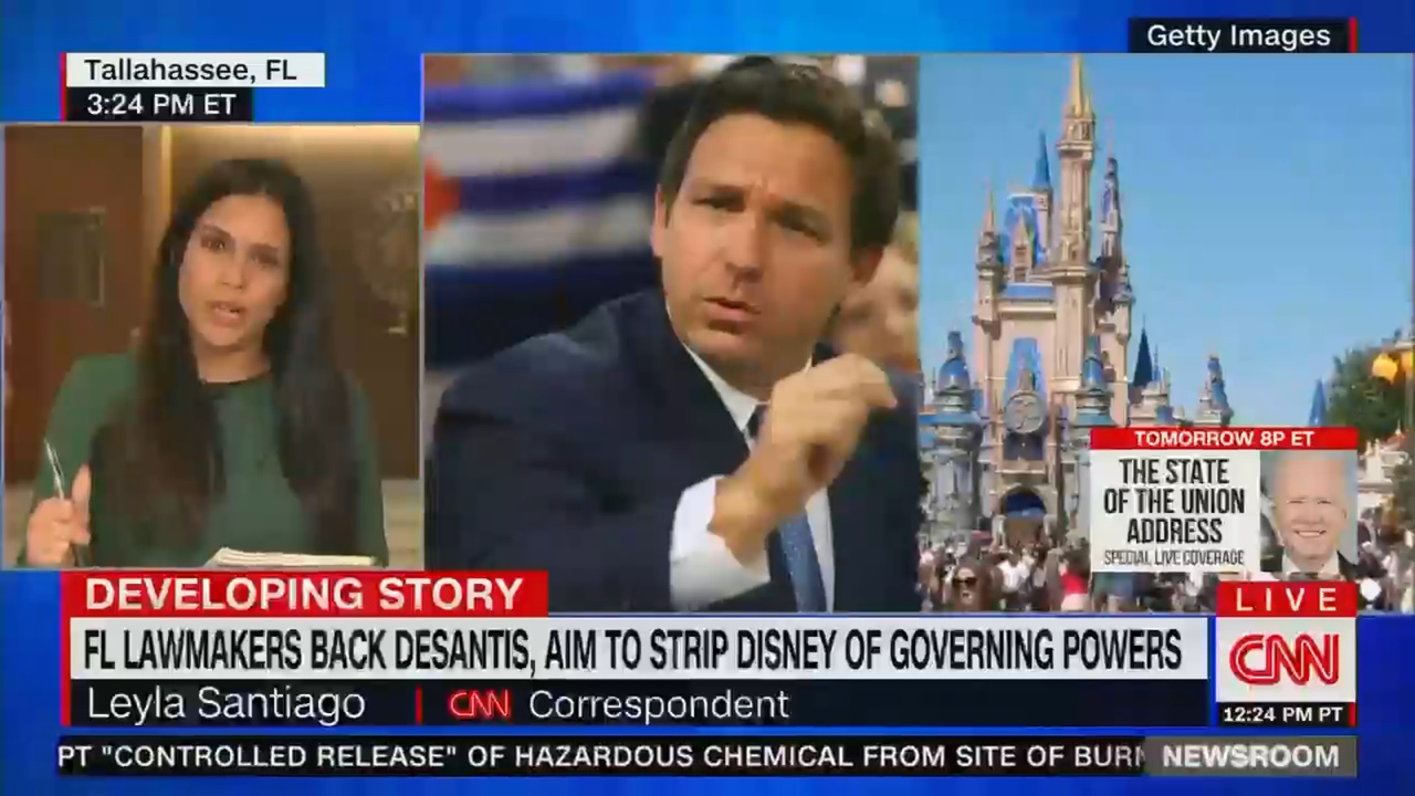 CNN lets DeSantis rewrite his anti-LGBTQ attack on Disney | Media ...