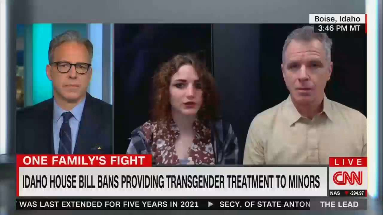 A trans teen and her father discuss the life-threatening effects of ...