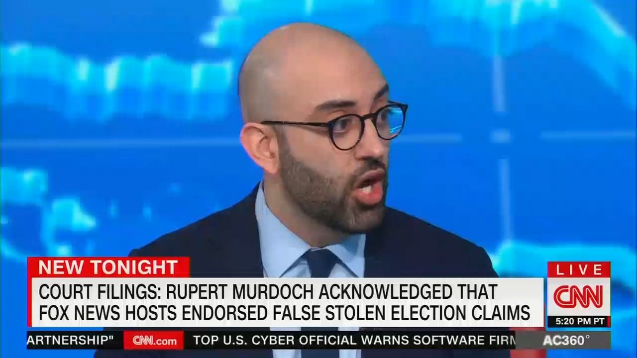 CNN's Oliver Darcy: Dominion filings prove Fox News knowingly lies to its viewers and “is not at ...