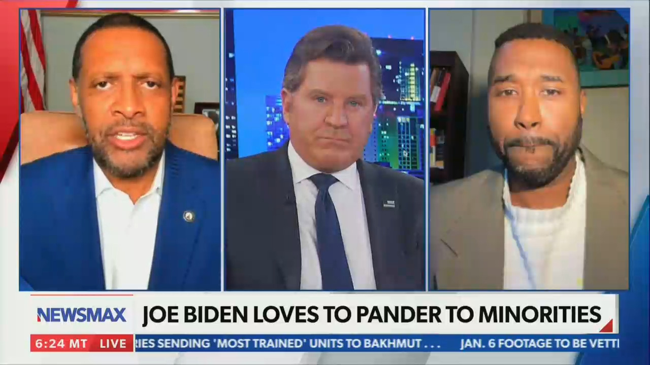 Newsmax guest: "There's only three races - [Mongoloid], Caucasoid, and ...