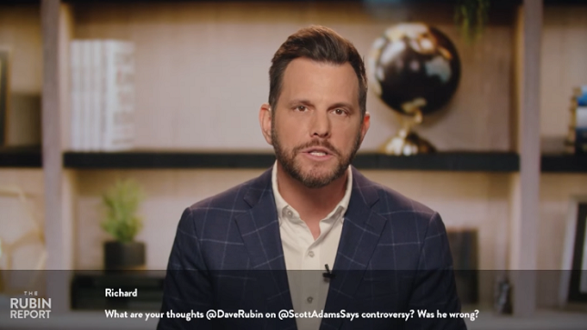 On YouTube, Dave Rubin defends Scott Adam's racist rant: "He did not ...