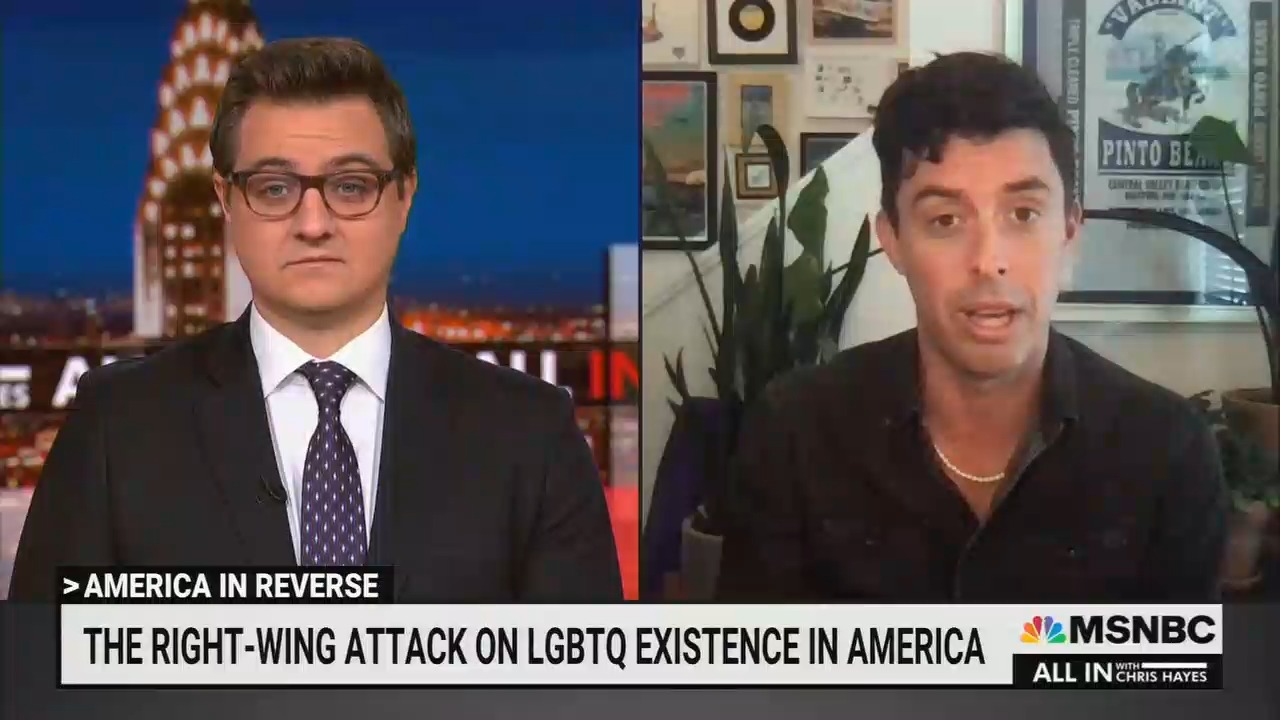 On MSNBC, Chris Hayes and Tim Miller condemn calls for the eradication ...
