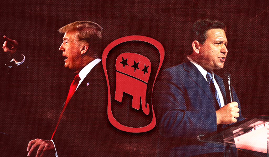 The DeSantis vs. Trump feud in right-wing media is about to boil over ...