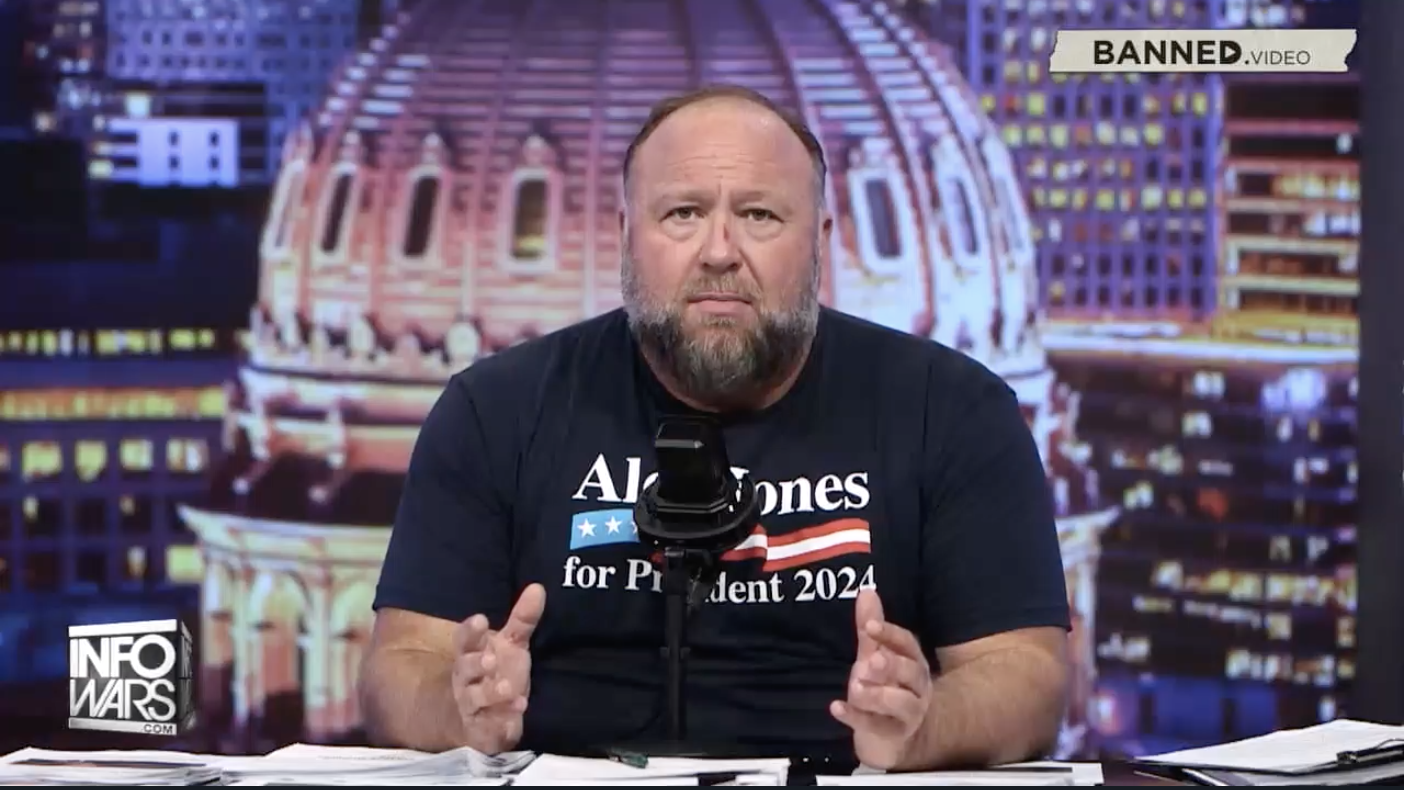 Alex Jones describes hypothetical scenario in which Trump supporters ...
