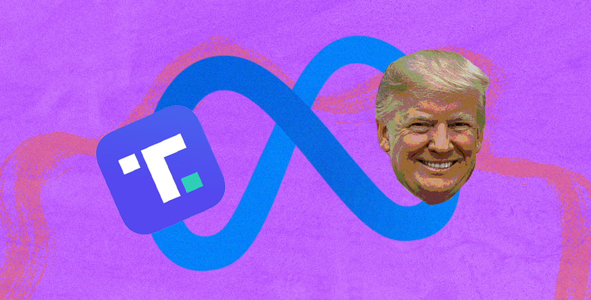 Meta is profiting from Trump ads that feature his Truth Social posts ...