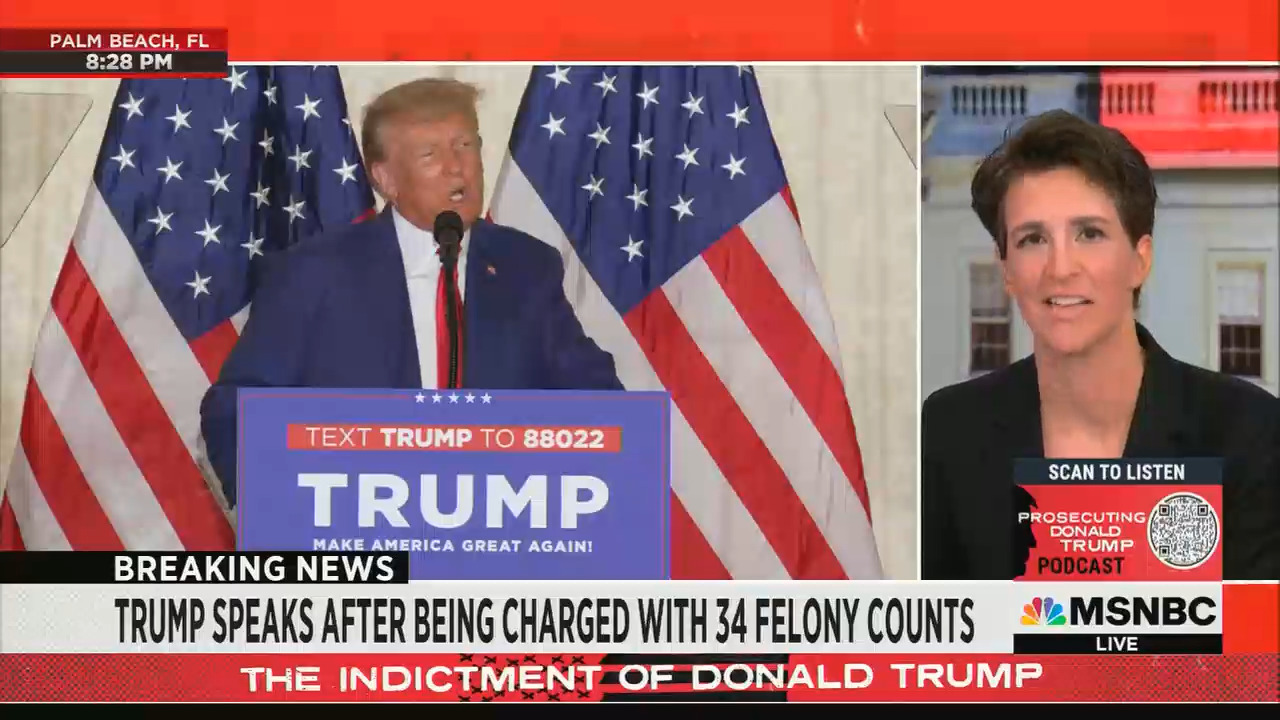 Watch Rachel Maddow explain MSNBC’s decision to not broadcast Donald ...
