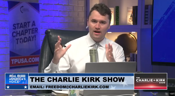 Charlie Kirk: "I would vote for Robert F Kennedy Jr for president over ...