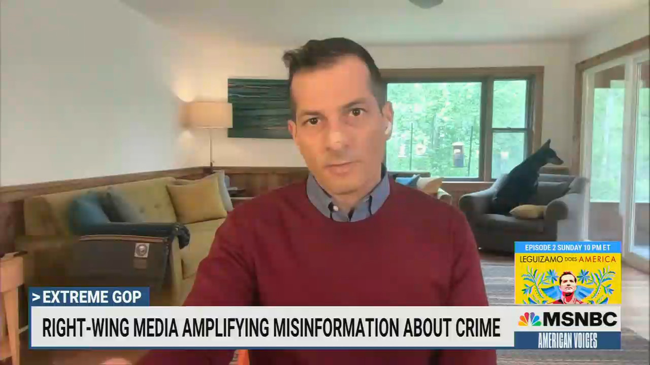 On MSNBC, Angelo Carusone explains how right-wing media's coverage of crime and appeal to the ...