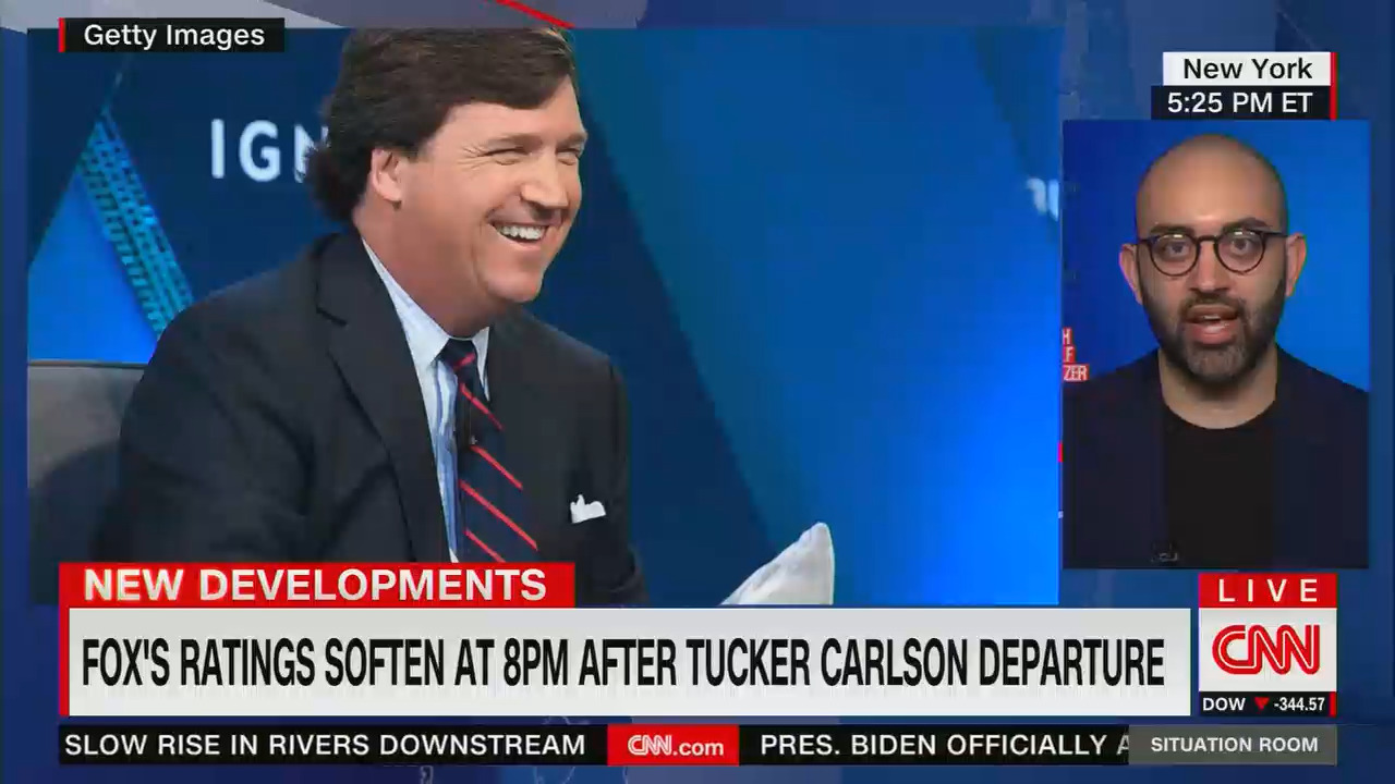CNN's Oliver Darcy: After firing, Tucker Carlson's audience potentially fleeing to Newsmax ...