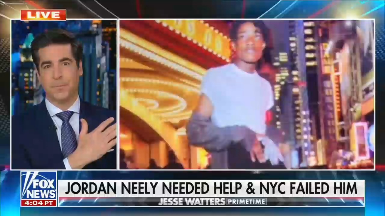 Fox News host Jesse Watters blames "white liberals" for Jordan Neely's ...