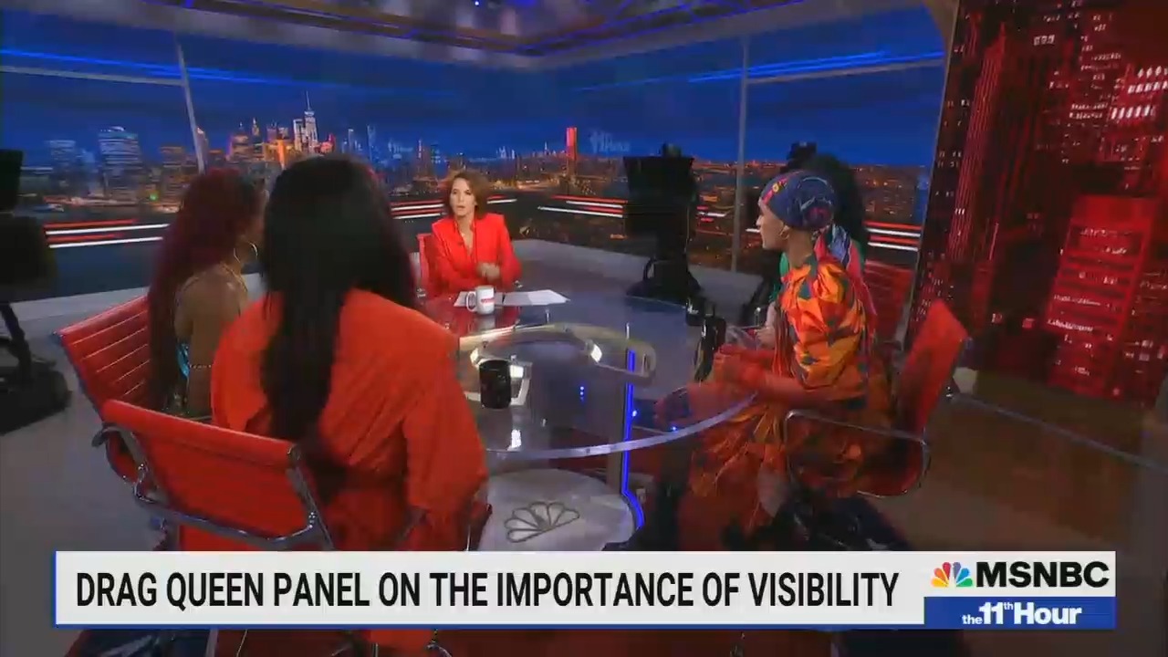 On MSNBC, a panel of drag performers challenge common anti-drag misinformation and bigotry ...