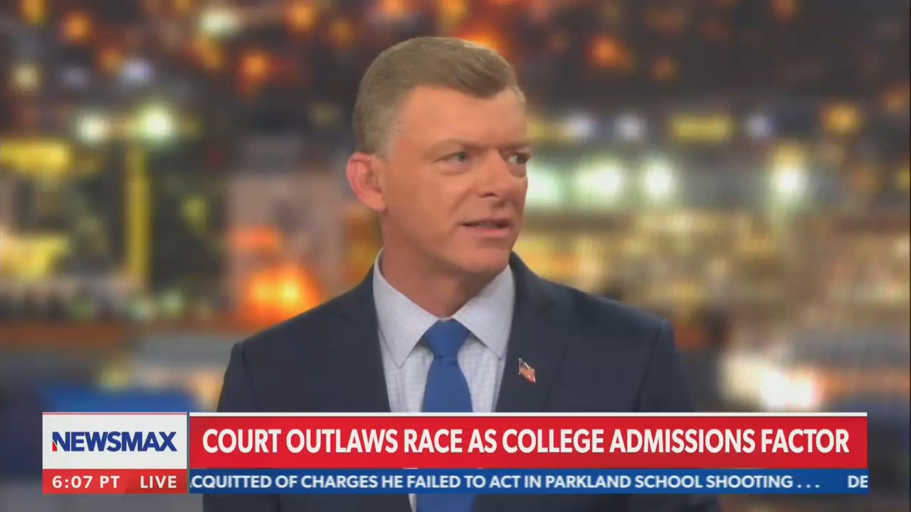 Newsmax host says ending affirmative action "fulfills Dr. King's dream" | Media Matters for America