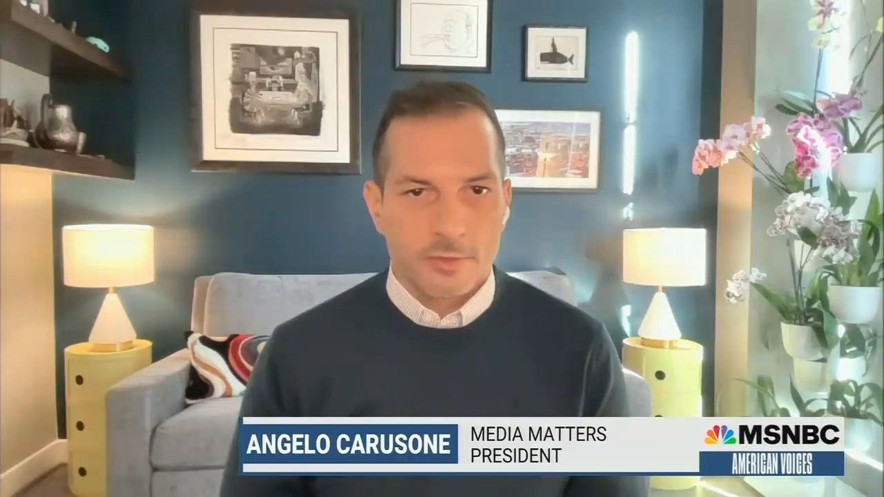 On SiriusXM, Angelo Carusone and John Fugelsang discuss the media and ...